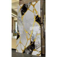 China High Glossy Uv Marble Sheet Pvc Wall Panels Ceiling Board Water Proof for sale