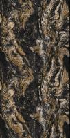 China Marble Pvc Wall Panels With Gold 2800mm White Bathroom Cladding SPC for sale
