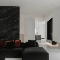 China Marble Pvc Wall Panels With Gold 2800mm White Bathroom Cladding SPC for sale
