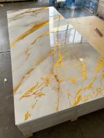 China Marble Wall Panel with Gold Pvc Marble Wall Panel Silver and Gold Marble Wall Panel for sale