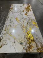 China Marble Wall Panel with Gold Pvc Marble Wall Panel Silver and Gold Marble Wall Panel for sale