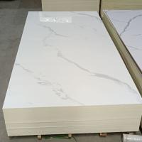 China Gold Pvc 3d Uv Slate Wall Panel Marmer Eu Stock Marble Pvc 3mm Wall Panell for Bathroom Waterproof 1220 2440 Board Veener for sale