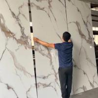 China 4x10 Pvc Uv Marble Sheet 3mm Wall 4 8 Panel 1220 2440 Panels 10 Feet Pvc Marble Slabs for sale