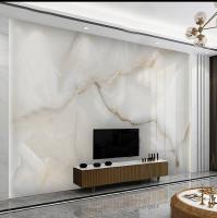 China 48inch Luxury Decorative PVC Wall Panel Black Gold Marble Interior Wall Cladding for sale