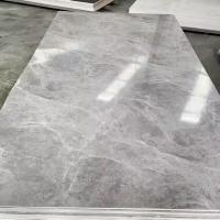 China Commercial Buildings Black Pvc Wall Panels Grey Bathroom  Pvc Shower Cladding for sale