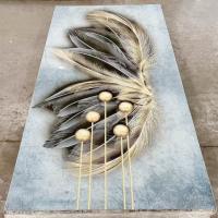 China Glossy Marble Bamboo Charcoal Board Veneer Marble Fiber Wall Panel Bamboo Charcoal  Board Carbon Crystal Plate Wall Panel for sale
