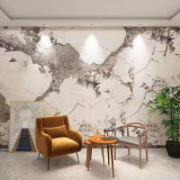 China Glossy Marble Bamboo Charcoal Board Veneer Marble Fiber Wall Panel Bamboo Charcoal  Board Carbon Crystal Plate Wall Panel for sale