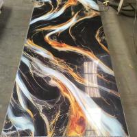 China Glossy Marble Bamboo Charcoal Board Veneer Marble Fiber Wall Panel Bamboo Charcoal  Board Bamboo Charcoal Solid Board for sale