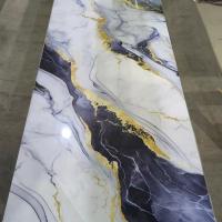 China Glossy Marble Bamboo Charcoal Board Veneer Marble Fiber Wall Panel Bamboo Charcoal  Board Bamboo Charcoal Solid Board for sale