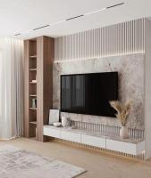 China Wpc Tv Wall Panel Wall Furniture Design Behind Tv Background Marble Pvc Panel Wall Online Shopping Usa for sale