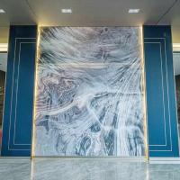 China Bamboo Carbon Crystal Plate Wall Panel Rock Fiber Slab Slabs Charcoal Board Wall Pe for Interior Decoration Veneer Marble for sale