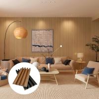 China 2.9M Fluted Pvc Wall Panel Groove  Shower Rooms 3d Wpc Wall Panel for sale