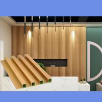 China 2.9M Fluted Pvc Wall Panel Groove  Shower Rooms 3d Wpc Wall Panel for sale
