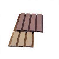 China Anti Static Outdoor Wall Panel 219mm Plastic Composite Wall Panels Grooved Exterior Cladding for sale