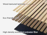 China Oak Acoustic Wall Panels 2400 X 600mm 21mm  Diy Acoustic Wood Slat Panels for sale