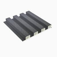 China Nano Fluted Wall Panel 3d Insulated Slat Wood Indoor Decorate Wpc Insulated Pvc Panels for sale