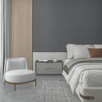 China Nano Fluted Wall Panel 3d Insulated Slat Wood Indoor Decorate Wpc Insulated Pvc Panels for sale