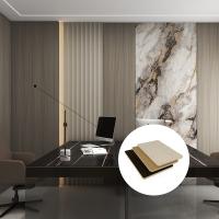 China Bathroom Plastic WPC Wall Panel Marble Stone Veneer Paneling Interior Decoration for sale
