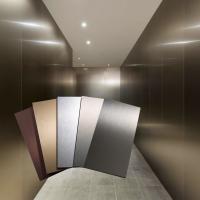 China WPC Mirror Bamboo Wood Fiber Wall Board Metallic Pvc Fiber Sheet For Wall for sale