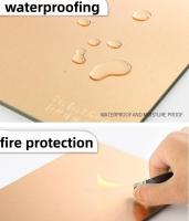 China WPC Mirror Bamboo Wood Fiber Wall Board Metallic Pvc Fiber Sheet For Wall for sale