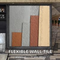 China Hotel Villa Porcelain Wall Pane 2.6M 2.8M Fireproof Wood Plastic Composite Wall for sale