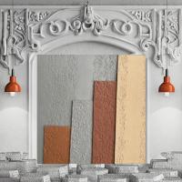 China Hotel Villa Porcelain Wall Pane 2.6M 2.8M Fireproof Wood Plastic Composite Wall for sale