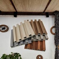 China 100% Recyclable Pvc Fluted Panel Oak School Acoustic Slat Wood Wall Panels for sale