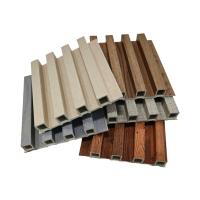 China 100% Recyclable Pvc Fluted Panel Oak School Acoustic Slat Wood Wall Panels for sale