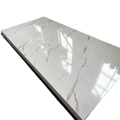 China PVC UV Marble Wall Panels Bedroom Graphic Cultured Marble Panels For Shower Walls for sale