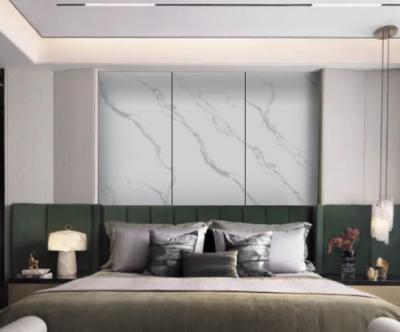 China PET Glossy Marble Bamboo Charcoal Board Veneer Marble Fiber Wall Panel Bamboo Charcoal  Board Bamboo Charcoal Solid Board for sale