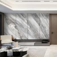 China PET Glossy Marble Bamboo Charcoal Board Veneer Marble Fiber Wall Panel Bamboo Charcoal  Board Bamboo Charcoal Solid Board for sale