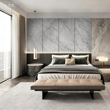 China PET Glossy Marble Bamboo Charcoal Board Veneer Marble Fiber Wall Panel Bamboo Charcoal  Board Bamboo Charcoal Solid Board for sale