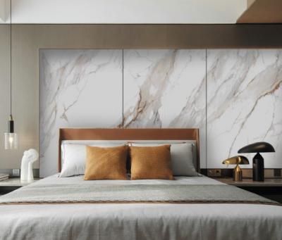 China PET Glossy Marble Bamboo Charcoal Board Veneer Marble Fiber Wall Panel Bamboo Charcoal  Board Bamboo Charcoal Solid Board for sale