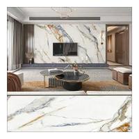 China PET Glossy Marble Bamboo Charcoal Board Veneer Marble Fiber Wall Panel Bamboo Charcoal  Board Bamboo Charcoal Solid Board for sale