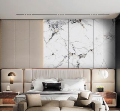 China PET Glossy Marble Bamboo Charcoal Board Veneer Marble Fiber Wall Panel Bamboo Charcoal  Board Bamboo Charcoal Solid Board for sale