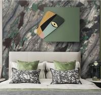 China PET Glossy Marble Bamboo Charcoal Board Veneer Marble Fiber Wall Panel Bamboo Charcoal  Board Bamboo Charcoal Solid Board for sale