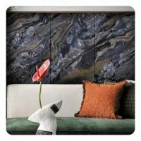 China PET Glossy Marble Bamboo Charcoal Board Veneer Marble Fiber Wall Panel Bamboo Charcoal  Board Bamboo Charcoal Solid Board for sale