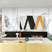 China PET Glossy Marble Bamboo Charcoal Board Veneer Marble Fiber Wall Panel Bamboo Charcoal  Board Bamboo Charcoal Solid Board for sale