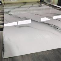 China PET Glossy Marble Bamboo Charcoal Board Veneer Marble Fiber Wall Panel Bamboo Charcoal  Board Bamboo Charcoal Solid Board for sale