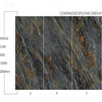China PET Glossy Marble Bamboo Charcoal Board Veneer Marble Fiber Wall Panel Bamboo Charcoal  Board Bamboo Charcoal Solid Board for sale