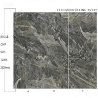 China PET Glossy Marble Bamboo Charcoal Board Veneer Marble Fiber Wall Panel Bamboo Charcoal  Board Bamboo Charcoal Solid Board for sale