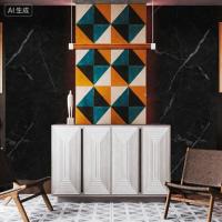 China PET Glossy Marble Bamboo Charcoal Board Veneer Marble Fiber Wall Panel Bamboo Charcoal  Board Bamboo Charcoal Solid Board for sale