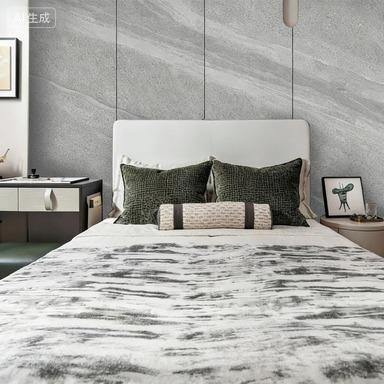 China PET Glossy Marble Bamboo Charcoal Board Veneer Marble Fiber Wall Panel Bamboo Charcoal  Board Bamboo Charcoal Solid Board for sale