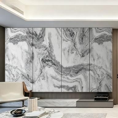 China Damask 3D Wall Panel  1.2M Upvc Interior Cladding 10mm Pvc Shower Panels for sale