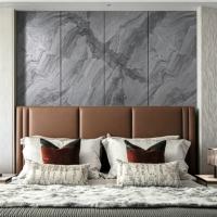 China Glossy Large Pvc Wall Panels Wood Grain Bamboo Charcoal 3mm Pvc Cladding for sale