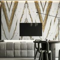 China High Hardness PVC Wall Cladding Glossy High Quality Wear Resistant Interior for sale