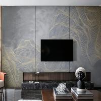 China High Hardness High Quality PVC Wall Panel Glossy Wear Resistant Indoor Wall Decor for sale