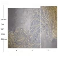 China High Hardness High Quality PVC Wall Panel Glossy Wear Resistant Indoor Wall Decor for sale