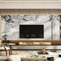 China Premium Waterproof PET PVC Wall Panel High Gloss Wear Resistant for Villa Office Hospital for sale