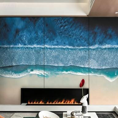China High Gloss Wear Resistant PVC Wall Panel PET for Villa Hospital Office Renovation for sale